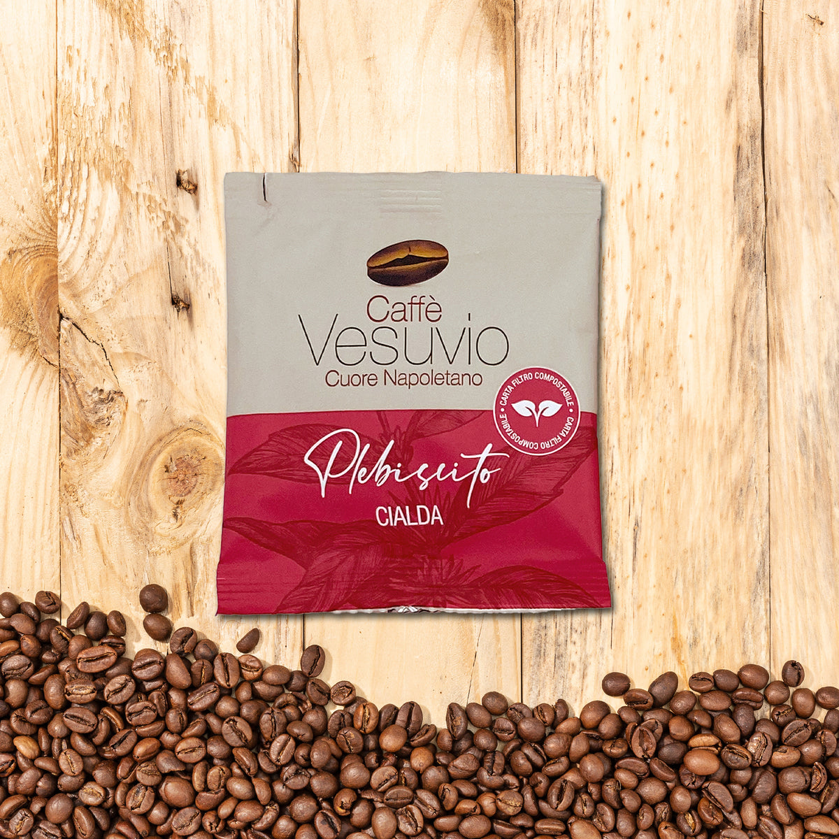 150 cialde Caffè Vesuvio miscela Plebiscito